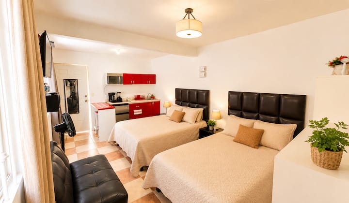 Family Loft In Central Oaxaca, 2 Beds And Parking - Oaxaca