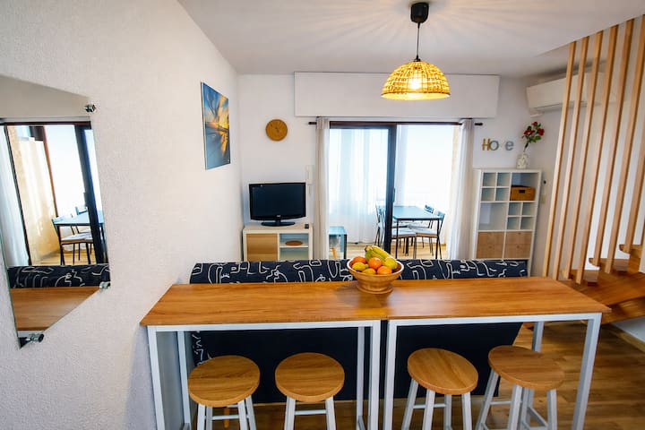 T3 Climatisé, Bord De Mer, Terrasse + Véranda - La Seyne-sur-Mer