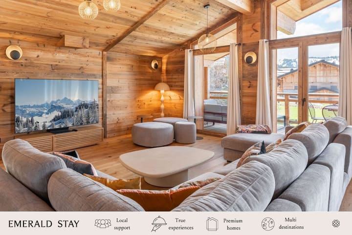 Oakwood – Chalet Alpin Moderne Avec Jacuzzi - Bellevaux
