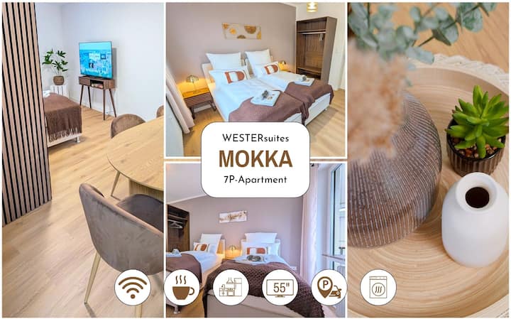 Westersuites | Mokka ~ Central 3br Kitchen Wifi - Bremen
