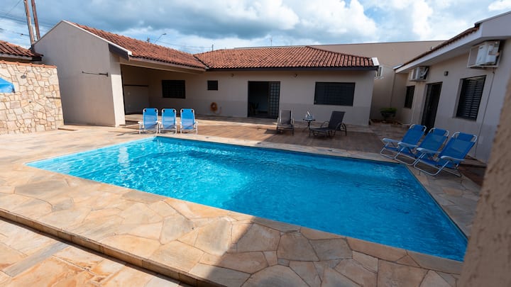 Casa Com Psicina, Banheira E Churrasqueira - Jaú