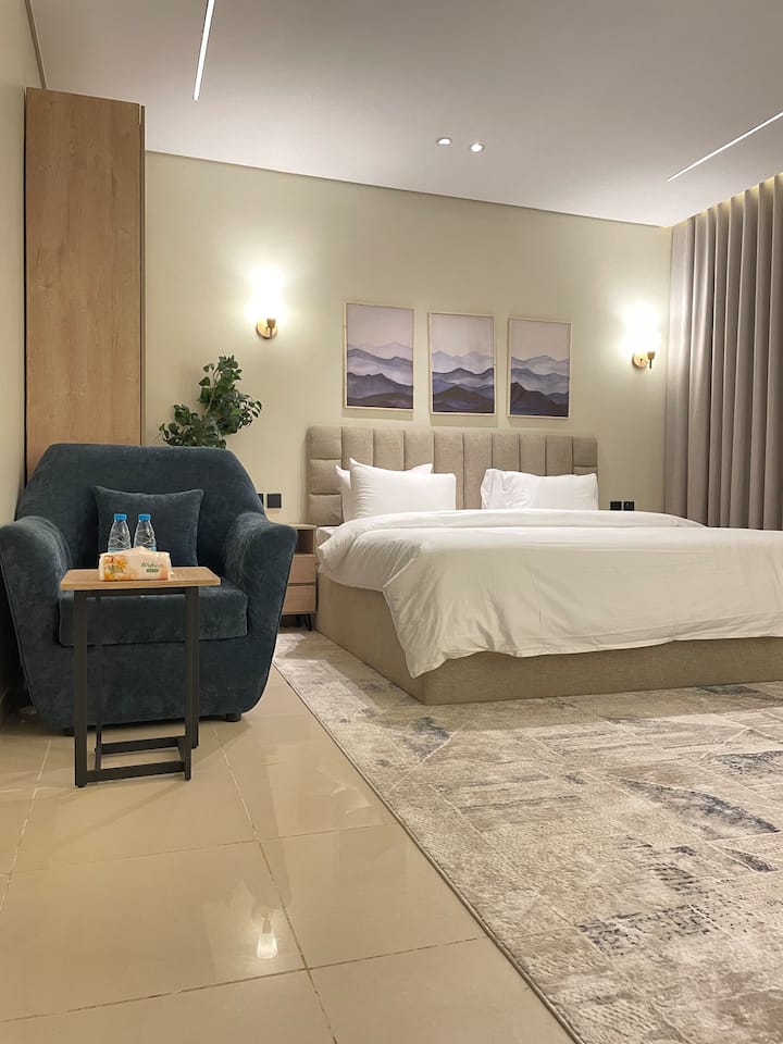 شقة غرفتين 405 عائلية أنيقة بالقرب من الحرم النبوي - Saudi Arabia