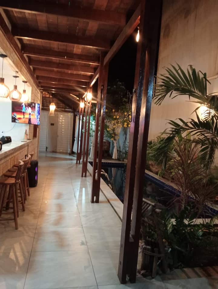 Casa Camocim, 100m Da Praia, Com 4 Suítes - 