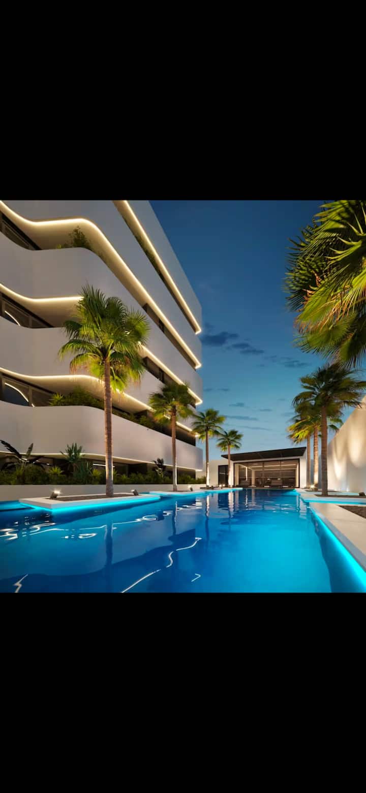 Modernes S+1 Apartement Mit Pool Ain Zaghouan Nord - Tunesië