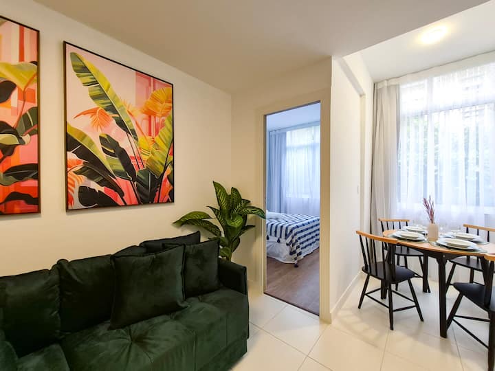 Imperdível! 2 Quartos à 400m Da Praia Copacabana - Copacabana