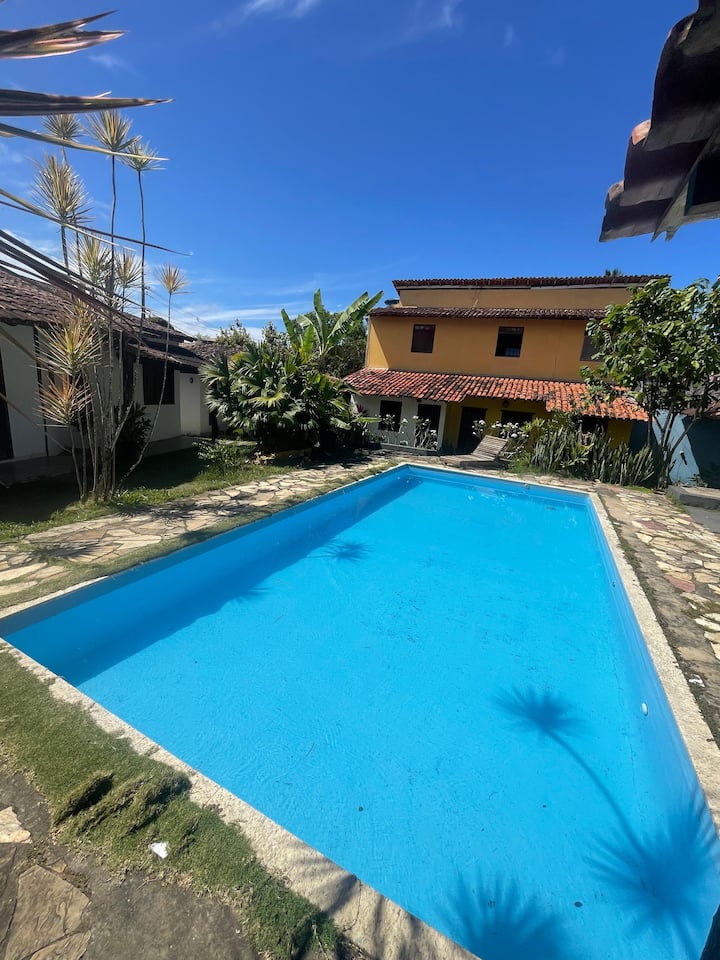 Casa Ampla De 3 Quartos
 Em Uma Vila Com Piscina - Itacaré