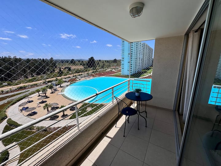 Depto. En Laguna Bahia, Wifi, Tv Y Mallas. P09 - Algarrobo