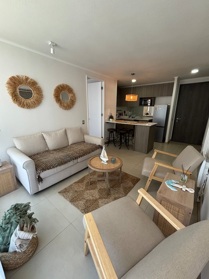 Moderno Y Acogedor A Pasos Del Mar - Concón
