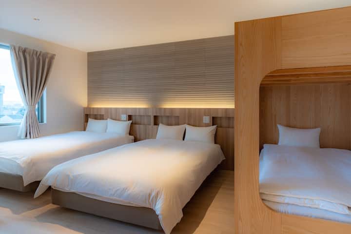 Ina House Kyoto 4床6人间，专属洗烘一体机，wifi，空调，厨房，公交站3分 - Kyoto