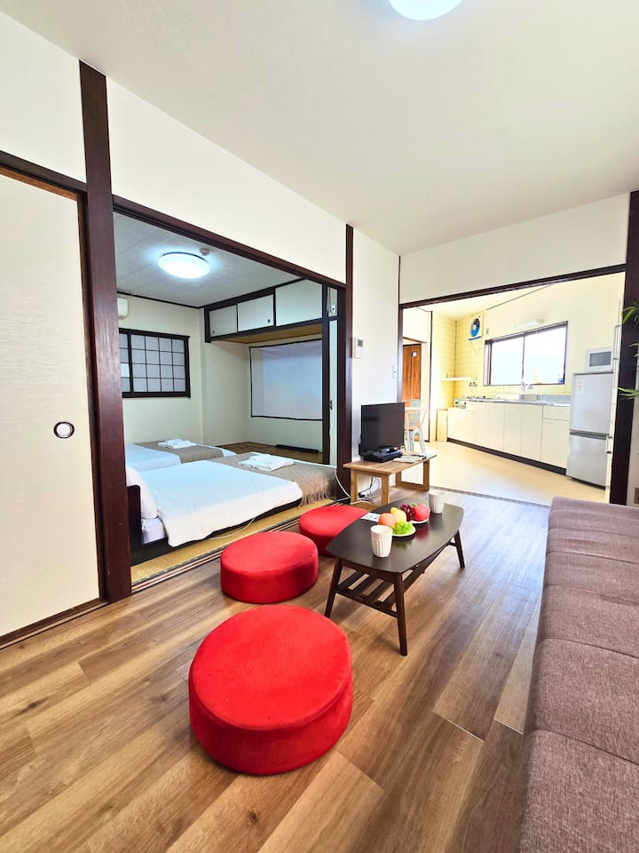 Namba 1 Arrêt & Usj! Maison 100m² Max 16 Pers - Japan