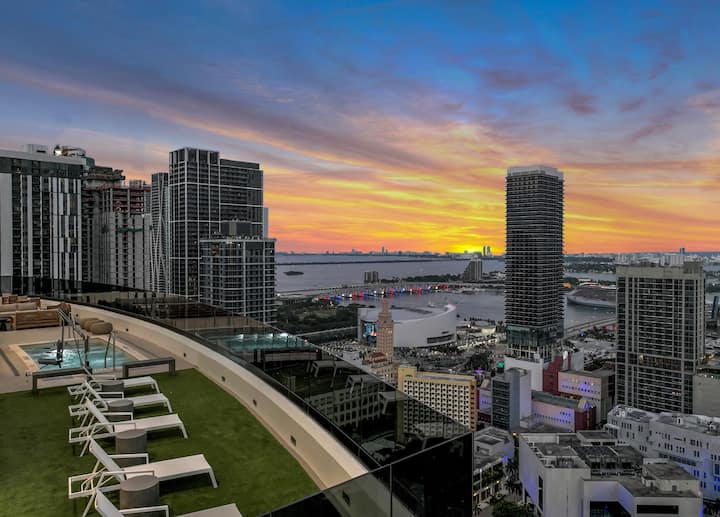 1b/1b Apt Prime Location & Amenities - Miami