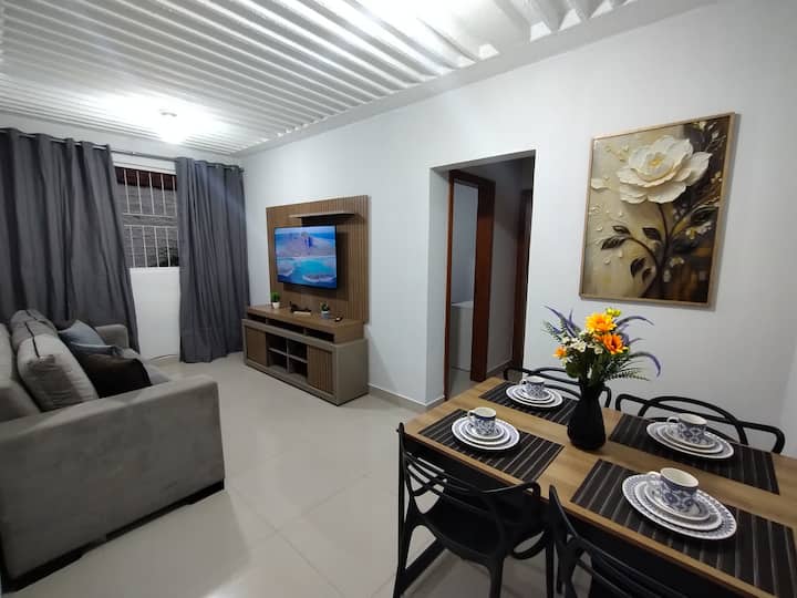 Apto Aconchegante Com  Café Especial. Pant. Shop - Cuiabá