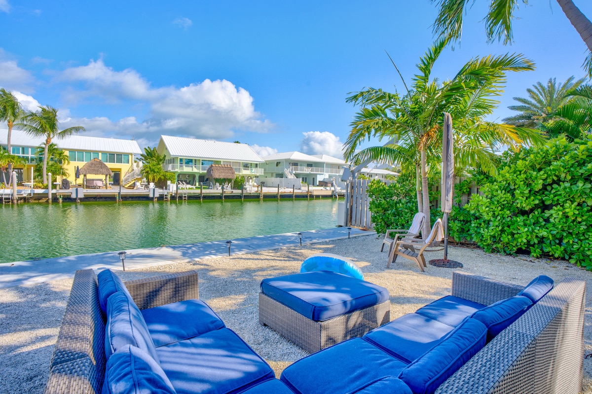 Villa Blue-Water Front-Cabana Club-37 pies de espacio en el muelle ...