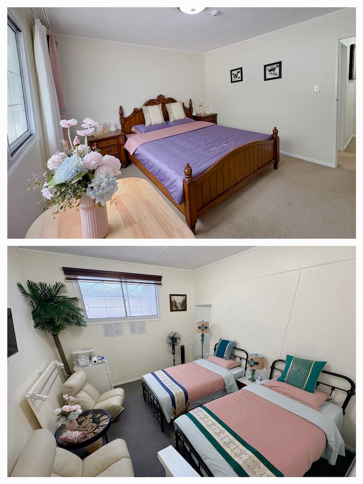 Two En-suite Bedrooms Near Cbd With Gated Parking - ロトルア
