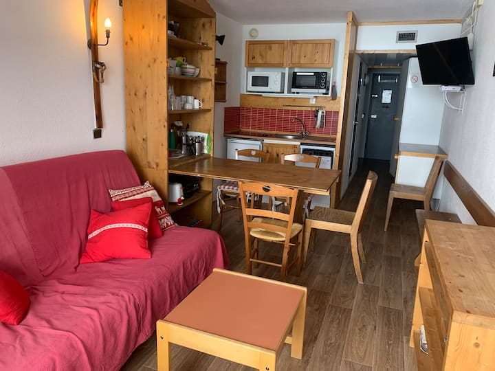 Arc 2000 : Appartement 28m2 4personnes Avec Balcon - Bourg-Saint-Maurice