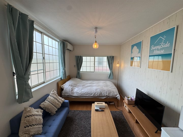 暮らすように滞在する宿 湘南で二人暮らし体験 インテリアとアメニティが評判の宿 無料自転車2台 - Fujisawa