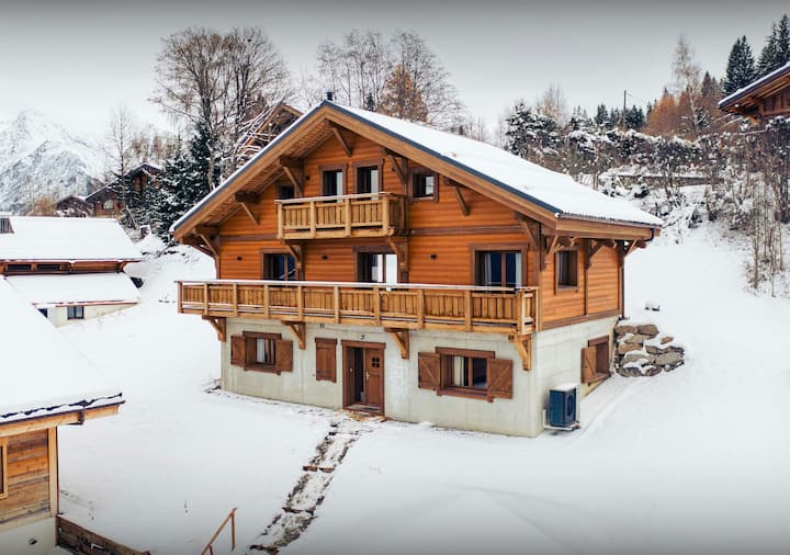 Chalet Lumineux Avec Sauna Et Bain Nordique - Saint-Gervais-les-Bains