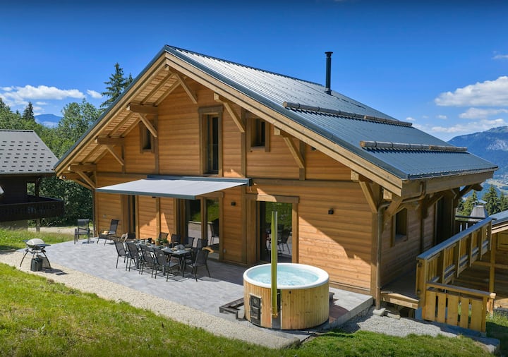 Chalet Lumineux Avec Sauna Et Bain Nordique - Flaine