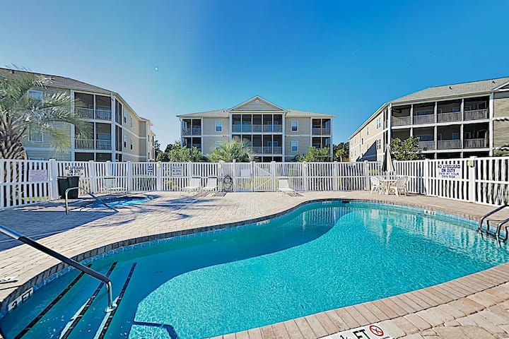 2br | Patio | Pool | Hot Tub | Screened Porch - Garden City, SC