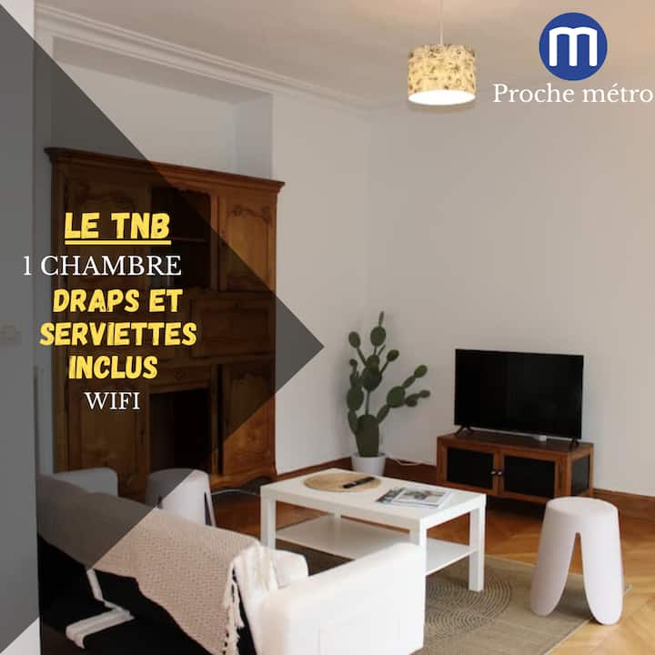 T2 Lumineux Au Cœur Du Quartier Tnb – Rennes - Rennes