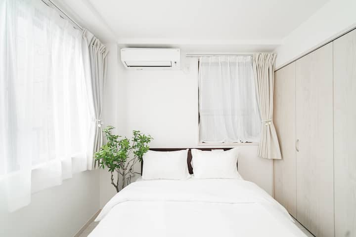 Kakou/东京清新 2dk 双卧公寓｜车站2分钟，紧邻池袋・明亮舒适 4 人小窝201 - Ikebukuro