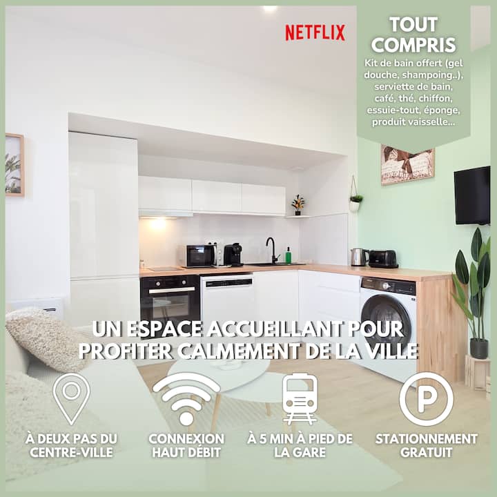 Le Bohémia • Deux Pas Du Centre, Chic & 5 Min Gare - Saint-Brieuc