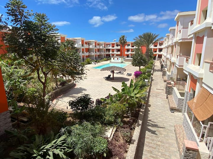Large 2 Bedroom Apartment In Good Area, With Pool - Cabo Verde