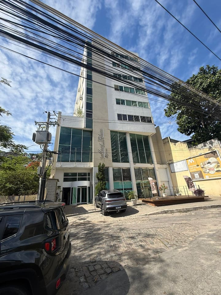 Flat Moderno Com Vista Urbana - Nova Iguaçu