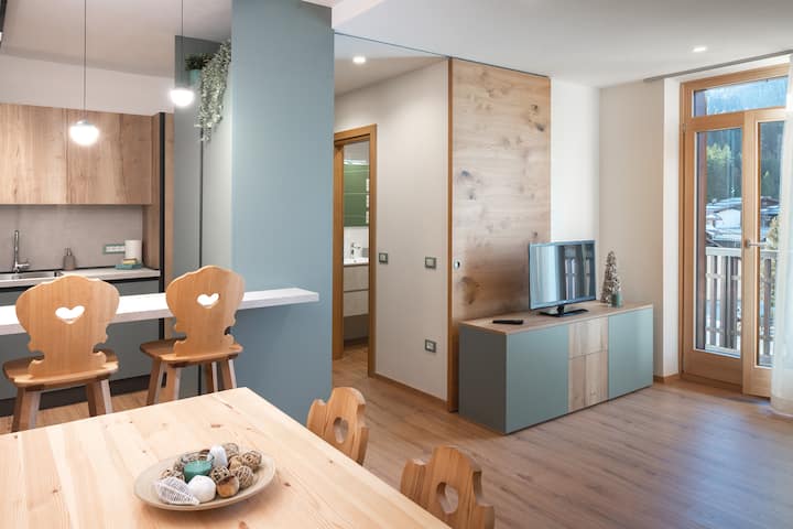 Luxury Cozy Apartment [Free Parking+wi-fi] - San Martino di Castrozza