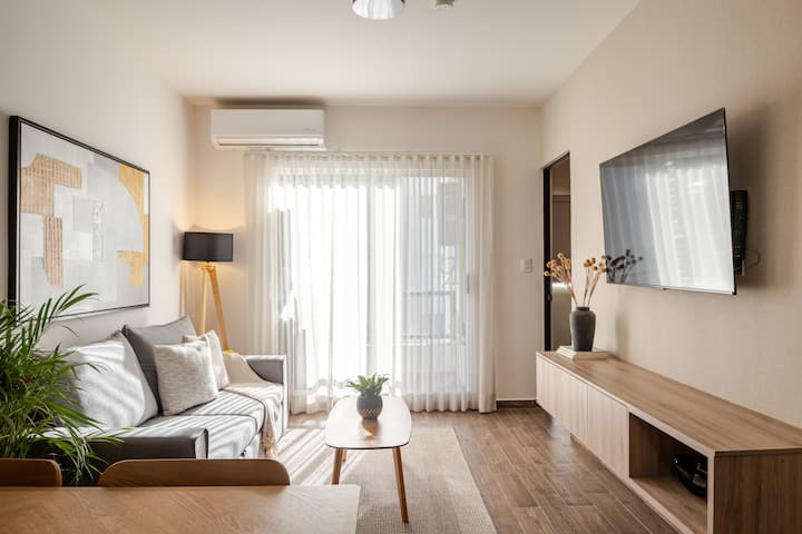 Moderno 2br, Ideal Trabajo Y Descanso, 20 Min Apto - Jalisco