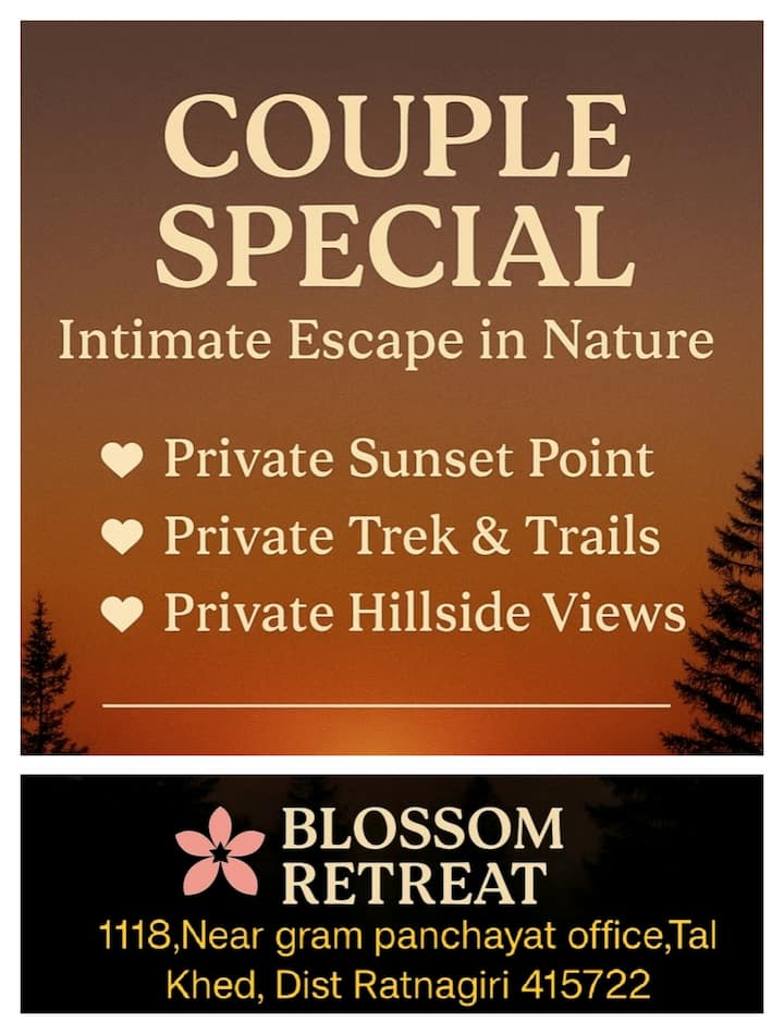 Couple Special -Intimate Escape In Nature - Chiplun