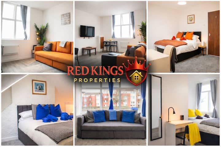 5br | Sleeps 12 | Contractors | Groups | Free Park - Cardiff