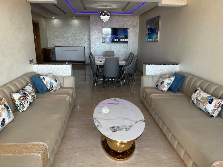 Ocean And Mountain View Family Apartment Agadir - Agadir