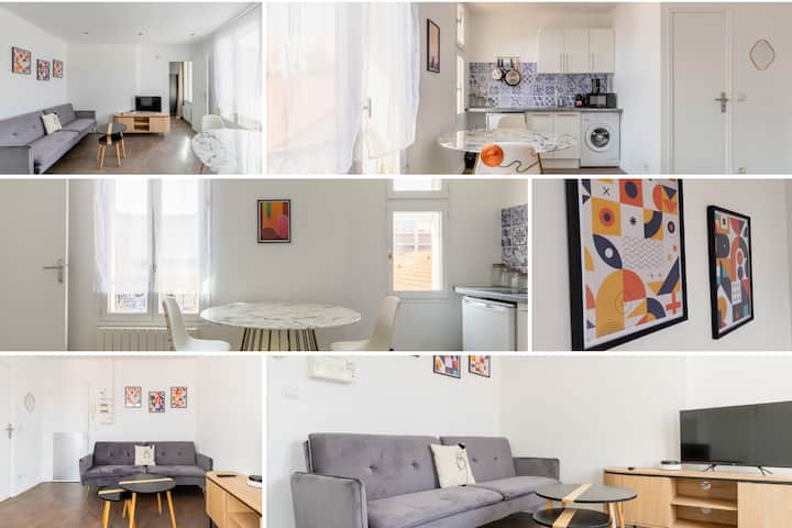 Séjour Malin - Confort - Proche Métro(•‿•) - Ivry-sur-Seine