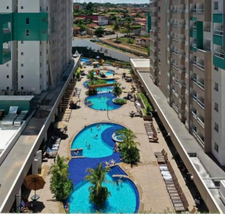 Apto Resort Frente Park Thermas Laranjais - Olímpia