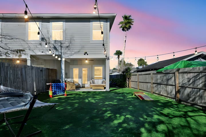 Walk2beach|king|parking|selfcheckin|backyard|bikes - 잭슨빌 비치