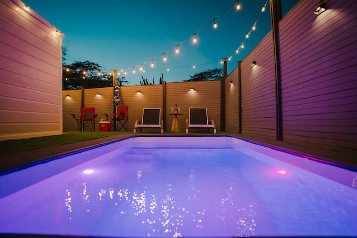 Aruba Getaway•2br•priv Pool•patio•hot Water•bbq - Aruba