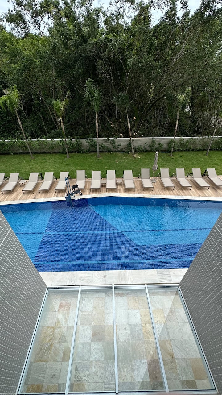 Studio Concha | Novo, Completo E Com Piscinas - Bertioga