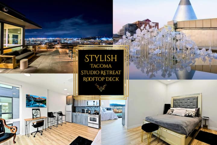 Stylish Studio · Rooftop Deck Views · Tacoma Dome - Tacoma, WA