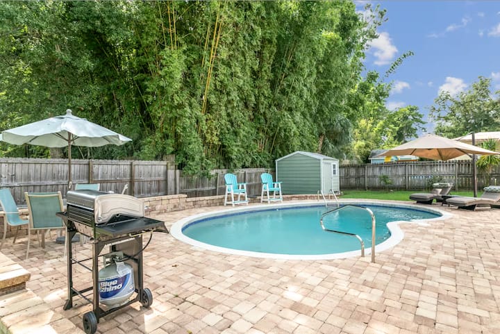 Oasis Pool House! Close To Dt, Beach & Boat Ramp - Castillo de San Marcos National Monument