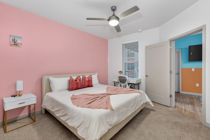 Tempe 2br Near Asu & Mill Ave | Pool + Gym - 坦佩