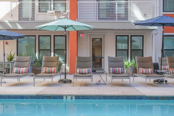 Tempe 2br Near Asu & Mill Ave | Pool + Gym - Tempe, AZ