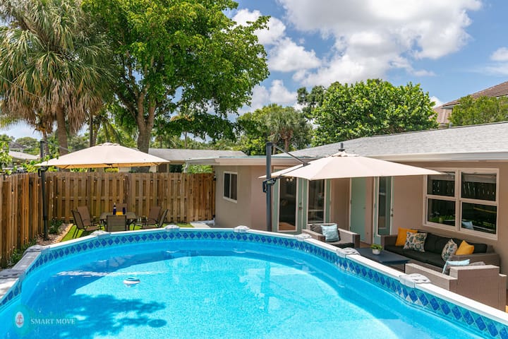 5br Duplex Retreat W/ Above-ground Pool - Fort Lauderdale