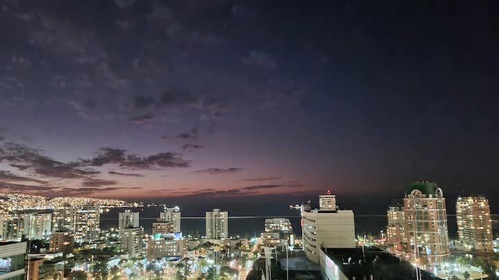 Palco Frontal Al Mar: Vista Fuegos Artificiales - Viña del Mar