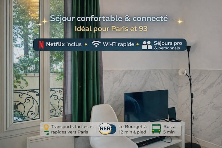 Studio Proche Cdg Aéroport - La Courneuve