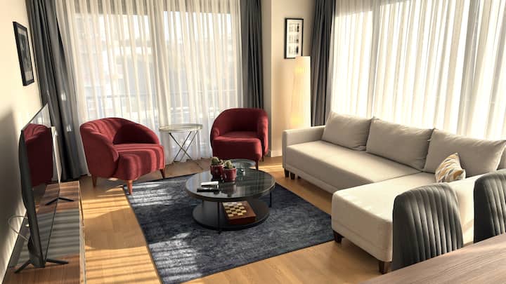 New! Elegant & Peaceful Fully Equipped Family Home - İstanbul