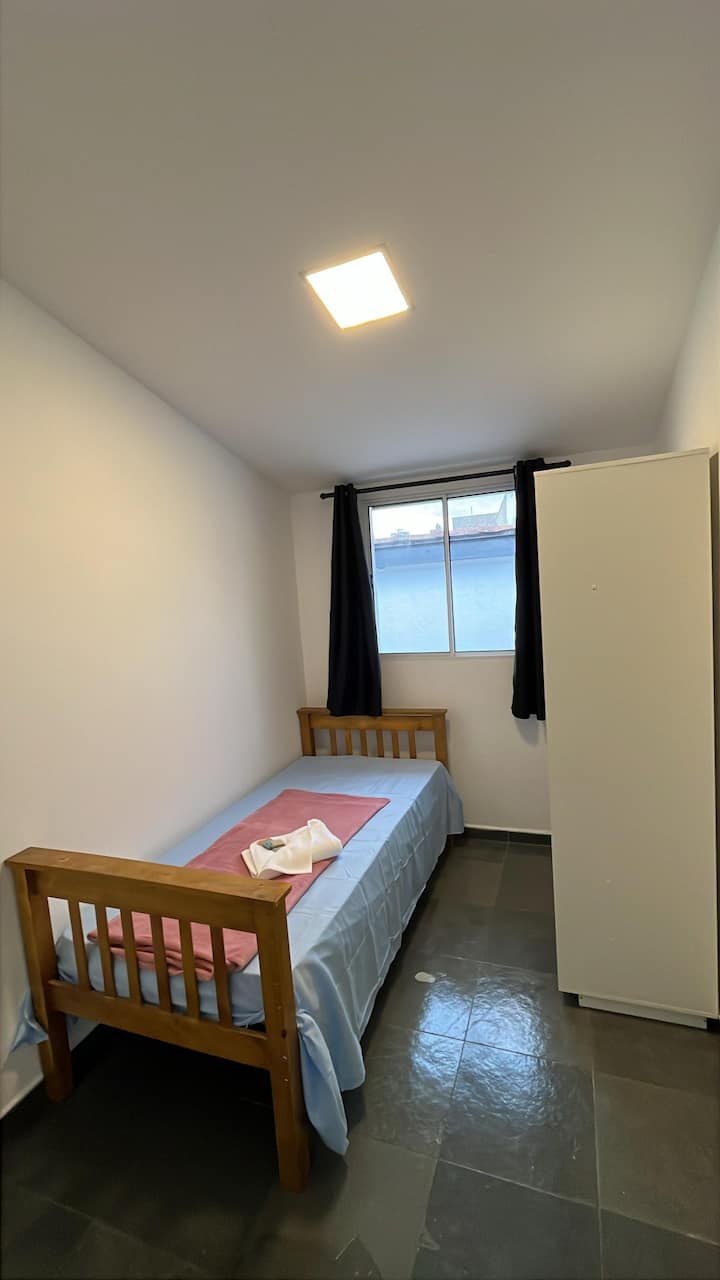 #138 Quarto Individual Central - Itatiba