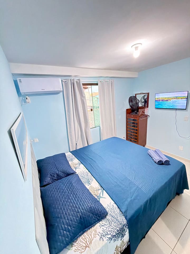 Suíte Mar Azul, 1 Minuto Da Praia Dos Anjos - Arraial do Cabo