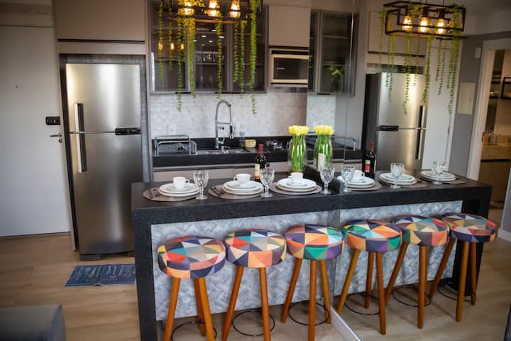 Apto Completo C/ Wi-fi Garagem 5 Min Airport Gru - São Mateus