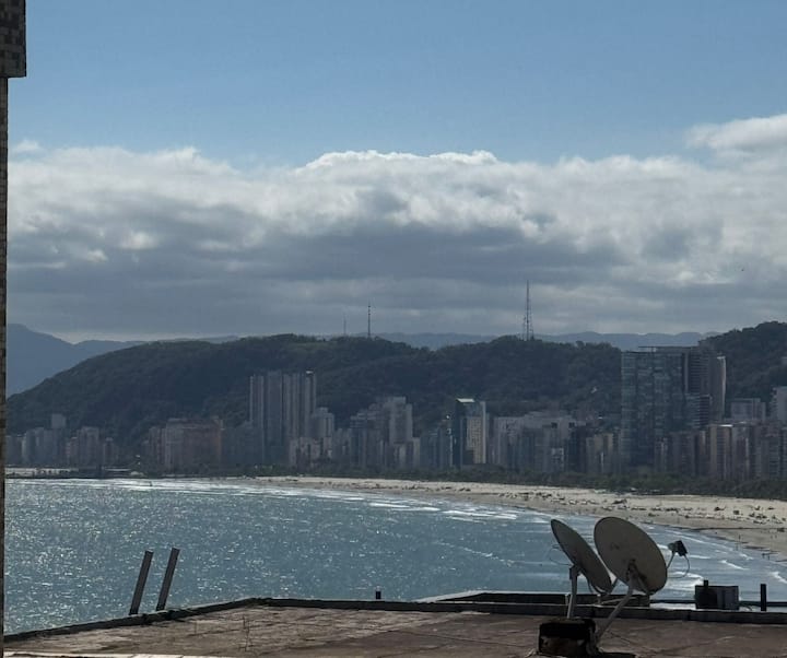 Studio 2 De Frente à Praia De Santos - Shopping - Santos